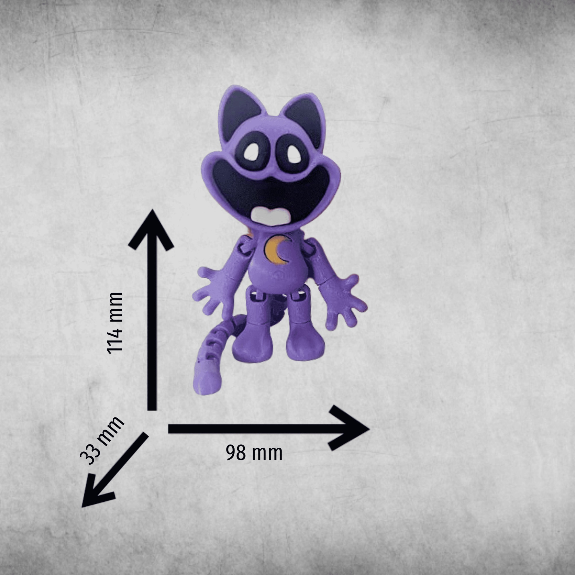 Figurina articulata tip fidget CatNap Smiling Critters, Poppy Playtime ...