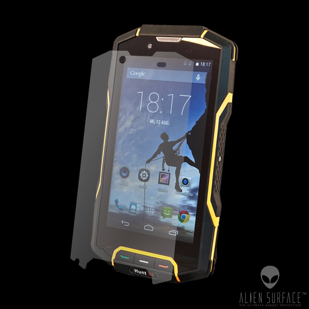 Folie Alien Surface HD, iHunt x6, protectie ecran + Alien Fiber cadou ...