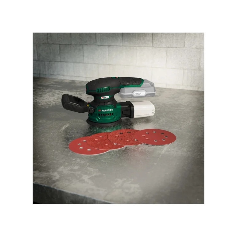 Slefuitor cu excentric si acumulator de 20V PAEXS 20-Li B2, disc de ...