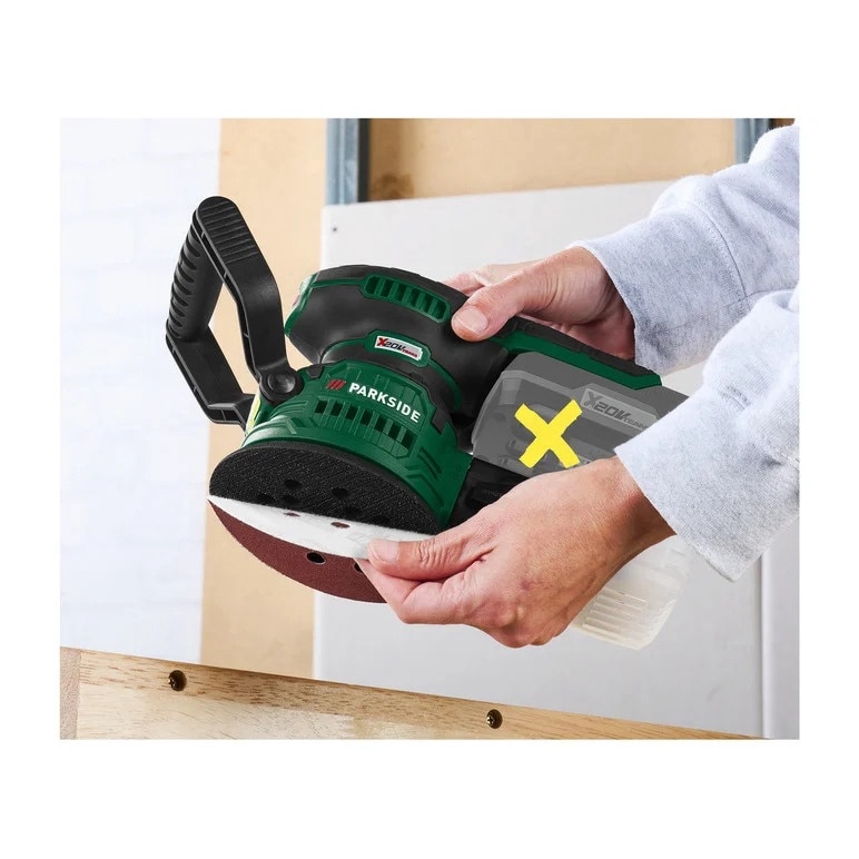 Slefuitor cu excentric si acumulator de 20V PAEXS 20-Li B2, disc de ...