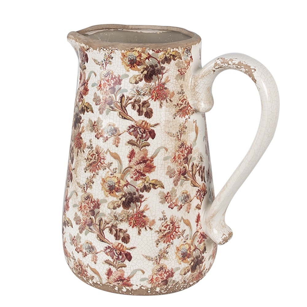 Carafa decorativa ceramica Flower 21x15x23 cm - eMAG.ro