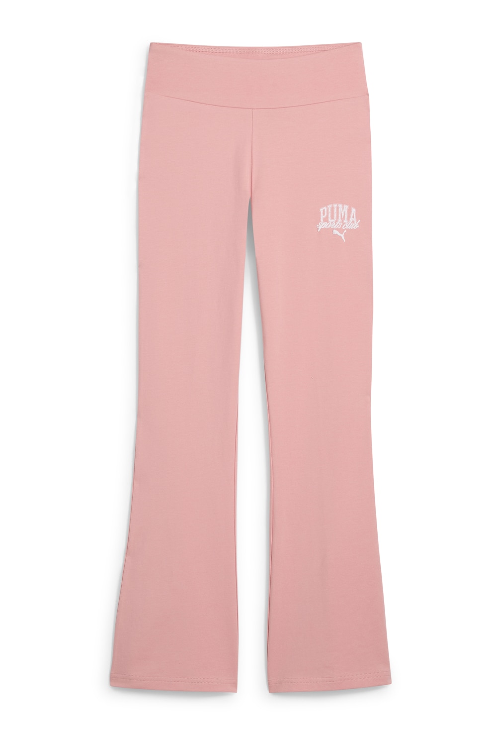 Puma, Pantaloni evazati cu logo, Roz, 176 CM - eMAG.ro