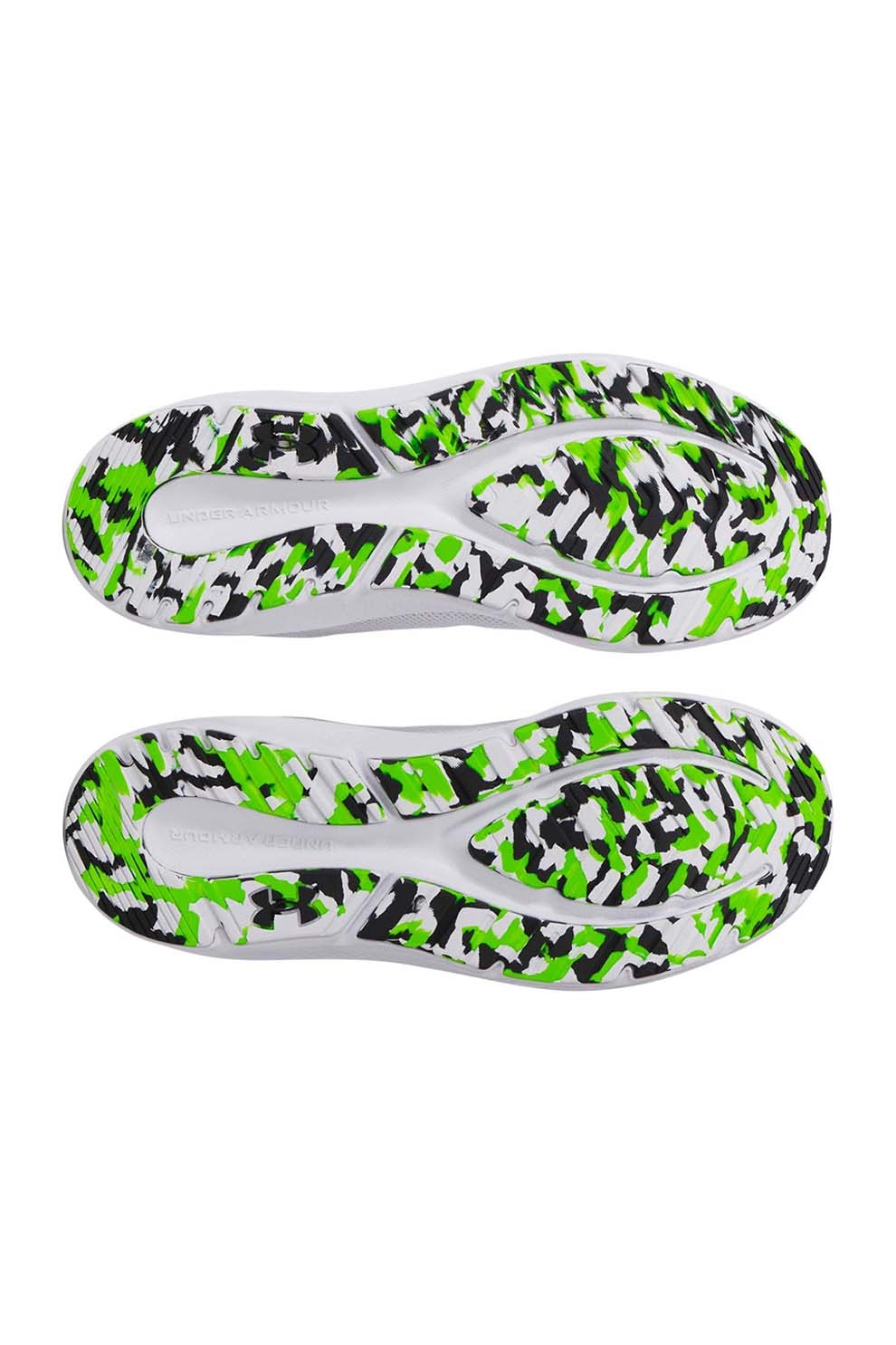 Under Armour, Pantofi Charged Pursuit 4 din plasa pentru alergare, Alb ...