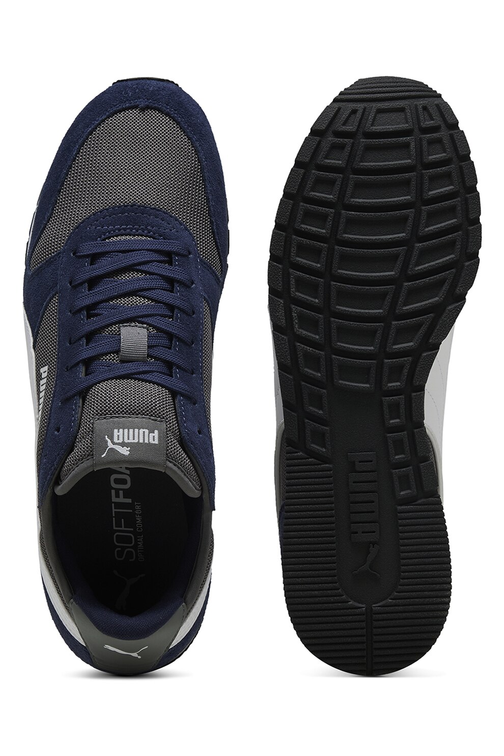 Puma, St Miller nyersbőr és hálós anyagú sneaker - eMAG.hu