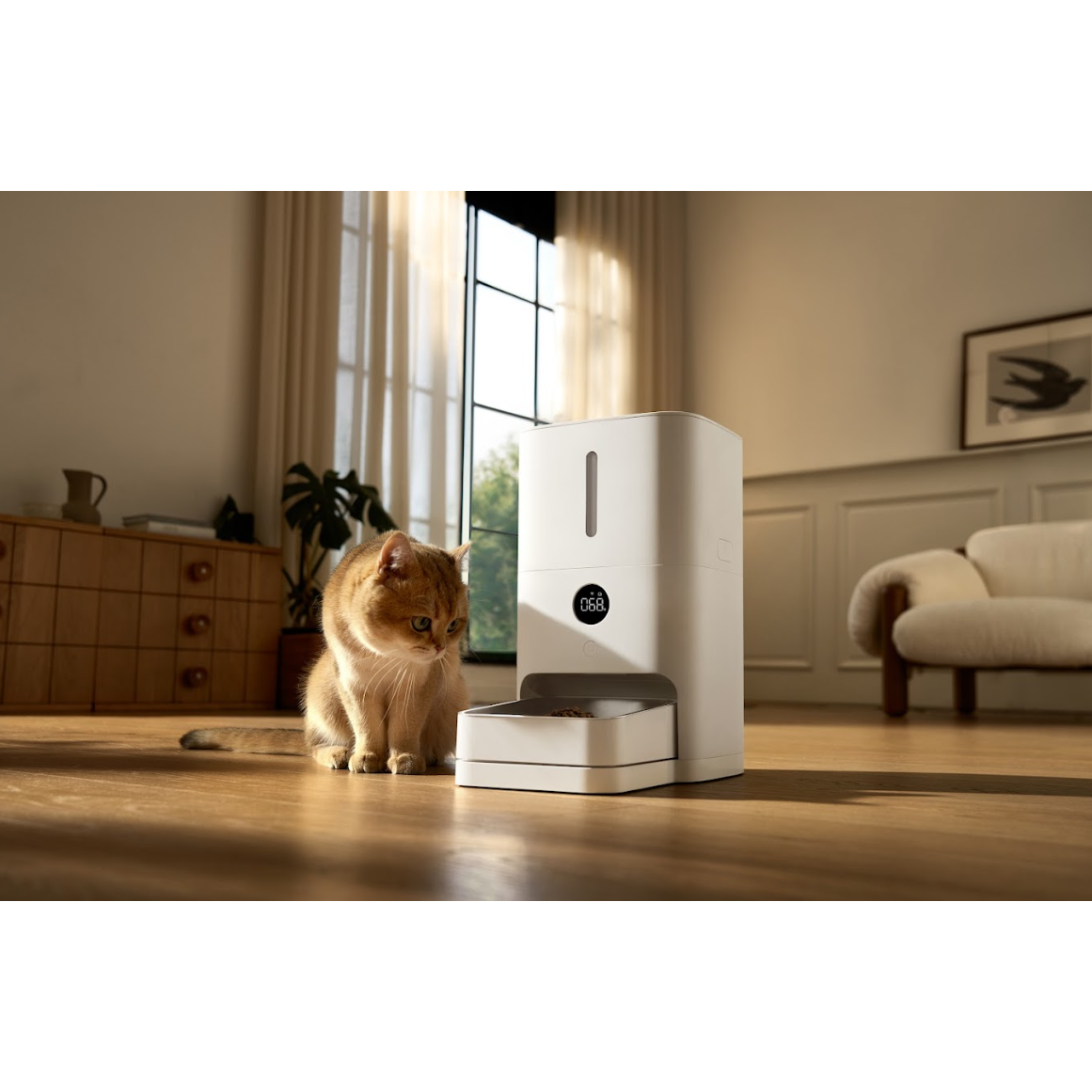 Dozator automat hrana animale, Xiaomi Smart Pet Food Feeder 2 - eMAG.ro