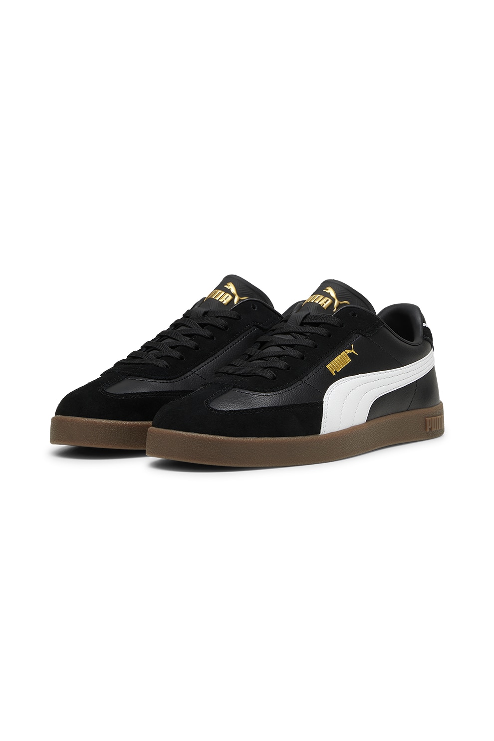 Puma, Pantofi sport Club II Era, Alb, Negru, 3.5 - eMAG.ro