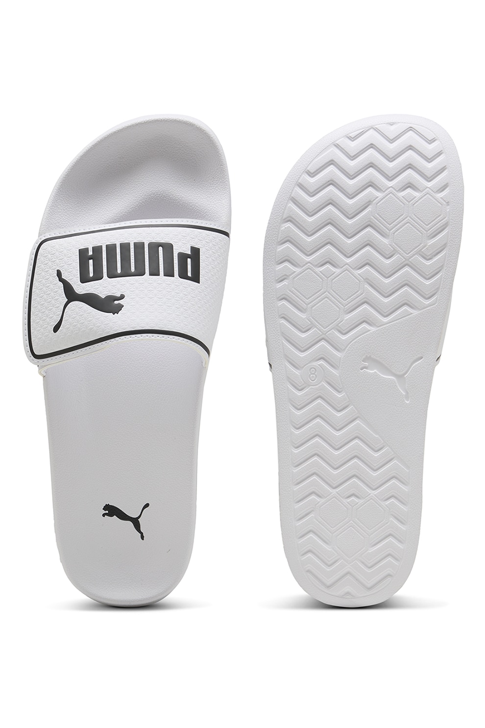 Puma, Papuci unisex cu velcro si imprimeu logo - eMAG.ro