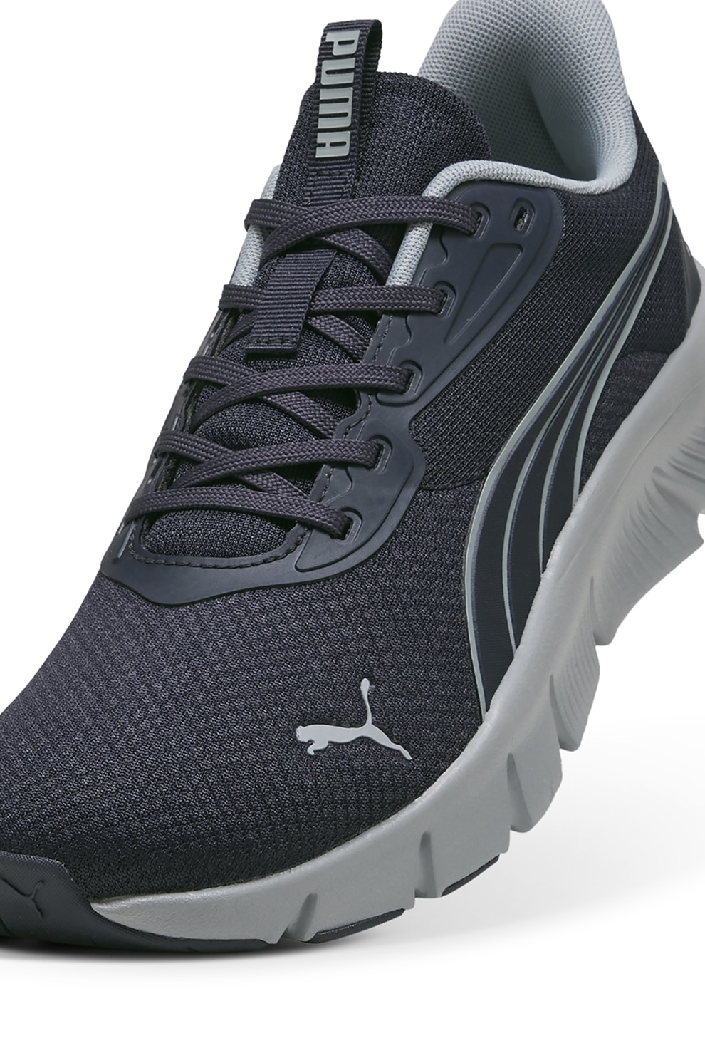 Puma, Pantofi Flexfocus Lite din plasa cu logo, pentru alergare, Gri ...