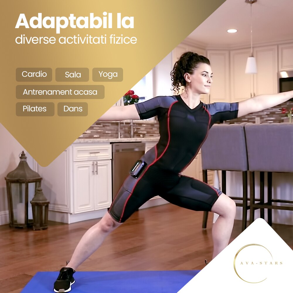 Costum pentru Slabit, de Dama, Echipament EMS Wireless pentru Tonifiere ...