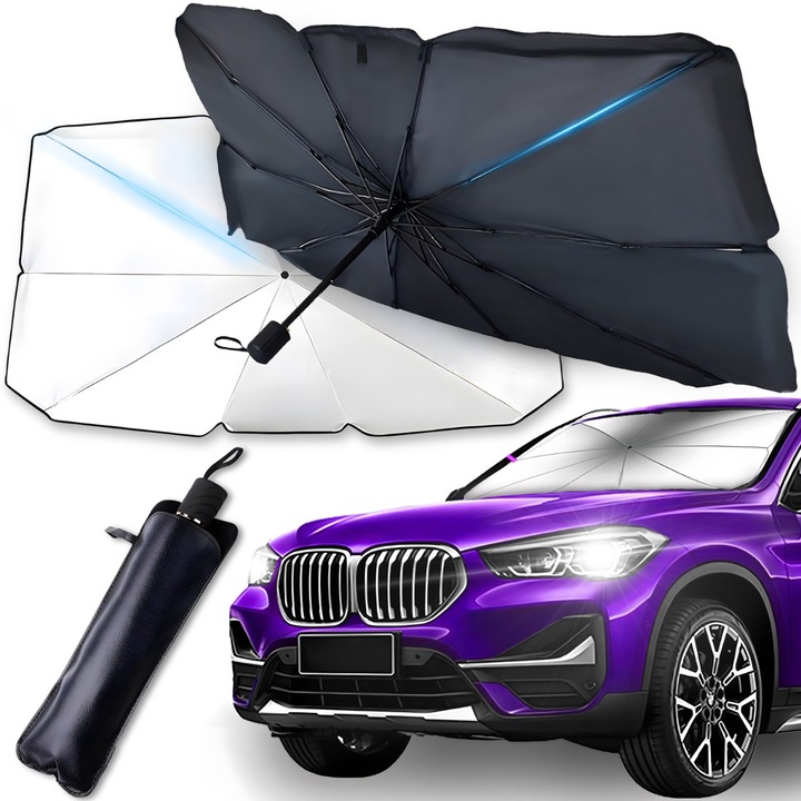 Parasolar Auto Pliabil pentru Parbriz Masina, RETOO DriveTech, 123x65cm ...