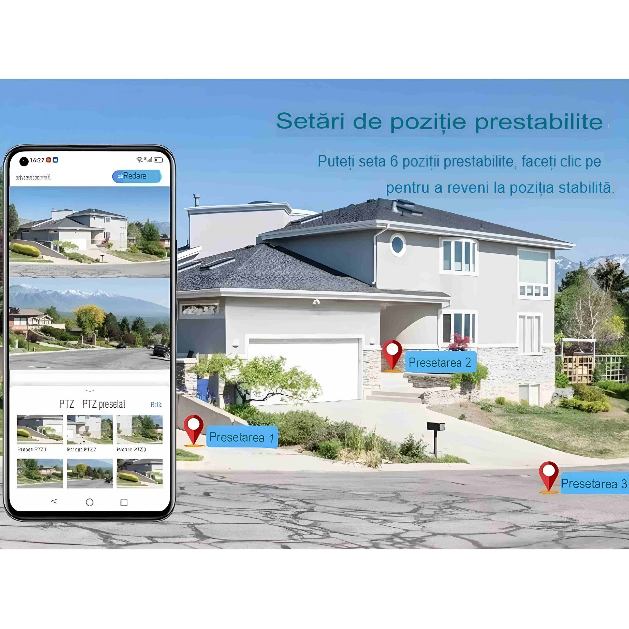 Camera de supraveghere video dubla cu SIM 4G si Panou solar, 4K, 8MP ...