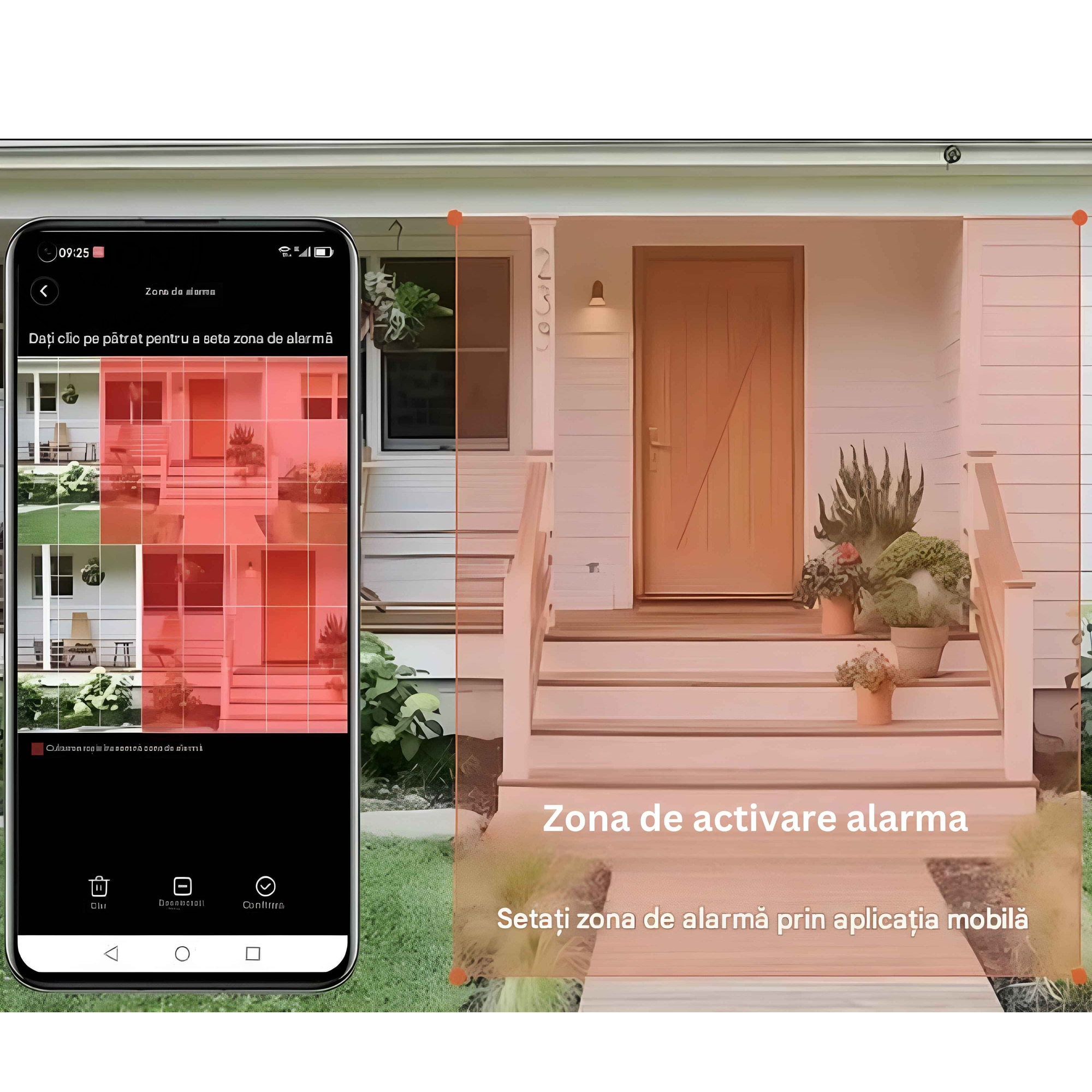 Camera de supraveghere video dubla cu Wi-Fi si Panou solar, 4K, 8MP ...