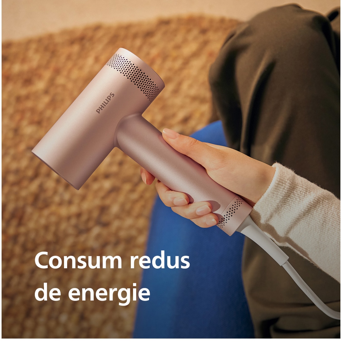 Uscator de par Philips Seria 8000 BHD837/10, tehnologie ThermoShield ...