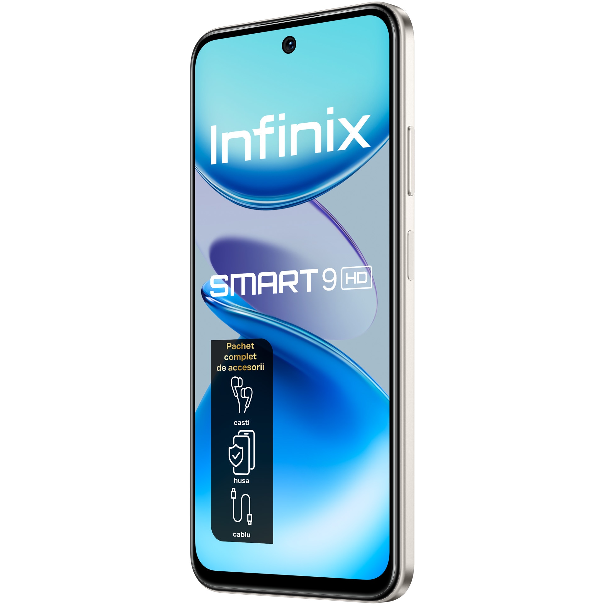Telefon mobil INFINIX SMART 9 HD, 4GB, 64GB, 4G, NEO TITANIUM - eMAG.ro