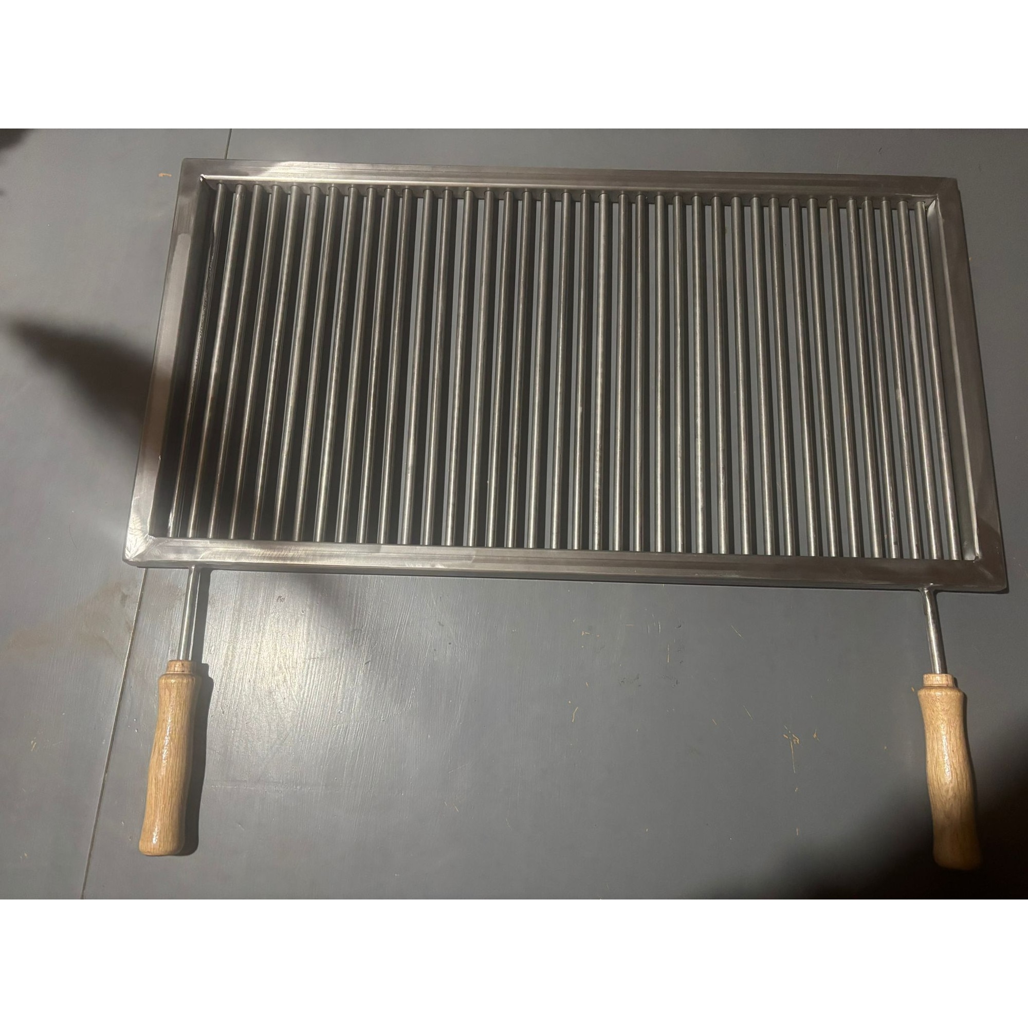 Grilaj Gratar Inox Alimentar, bare rotative 8 mm,60x 40 cm - eMAG.ro