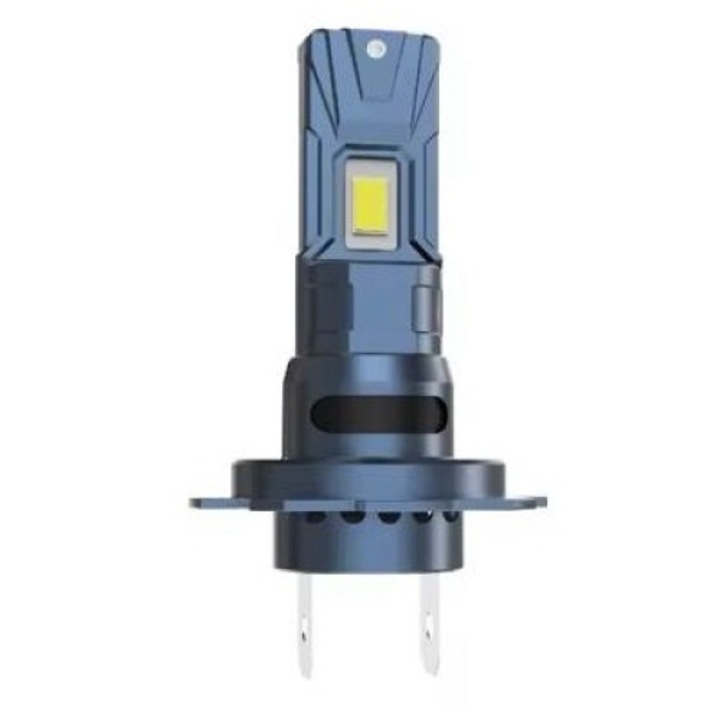 Set 2 becuri LED auto H7, Ventilator integrat 12000 RPM, 20000 lm, 70 W, 6500 K - eMAG.ro