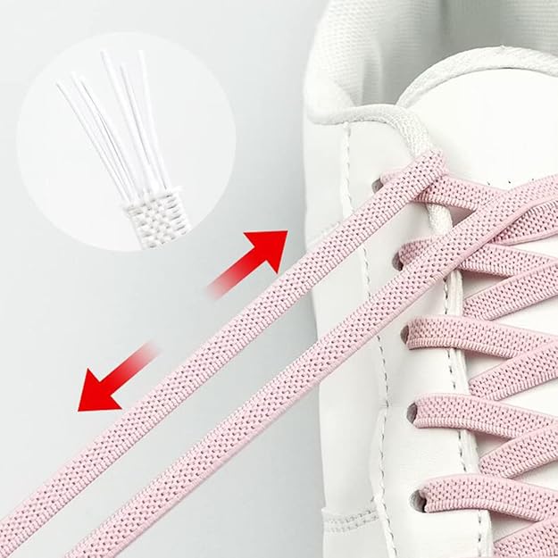 Sireturi Elastice Reglabile cu Capsule Metalice Ton pe Ton - 110x0.6 cm ...