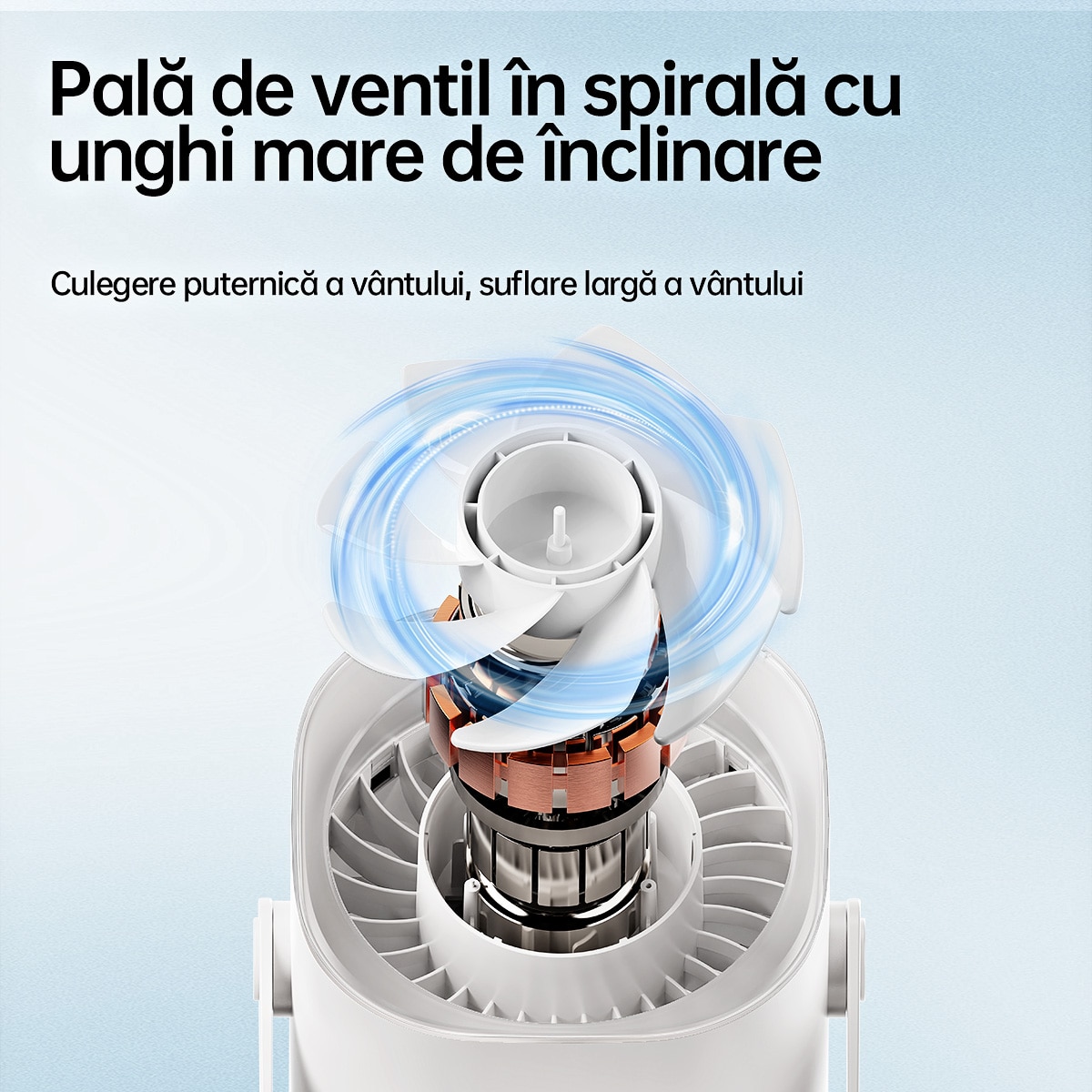 Ventilator de birou de mare viteza F87, ventilator de mare viteza cu ...