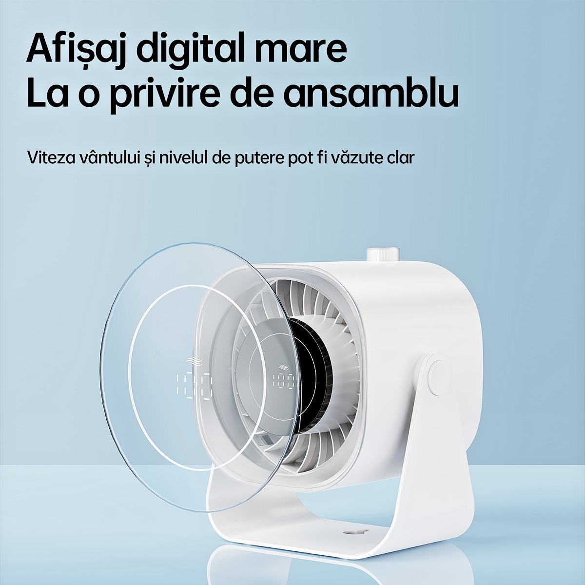 Ventilator de birou de mare viteza F87, ventilator de mare viteza cu ...