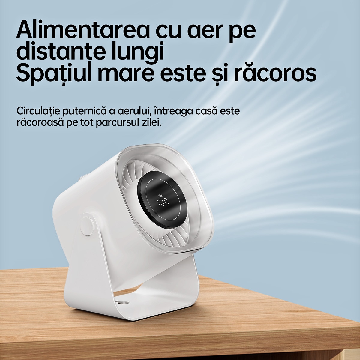 Ventilator de birou de mare viteza F87, ventilator de mare viteza cu ...