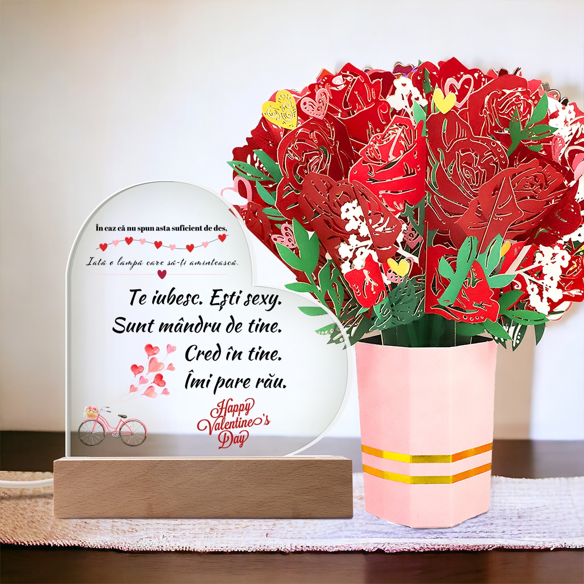 Set Cadou Pentru Iubita sau Sotie de Valentine`s Day sau Ziua ...