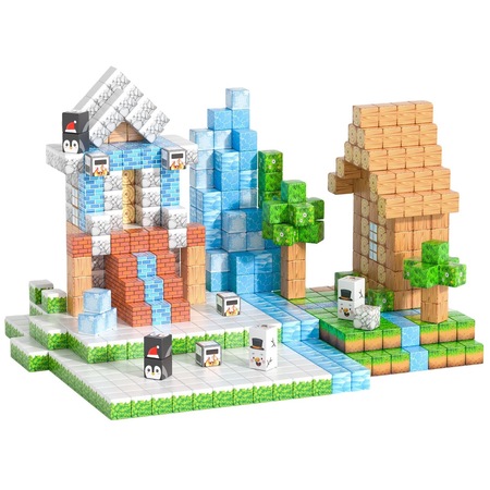 Cuburi magnetice de constructie 97 bucati - eMAG.ro