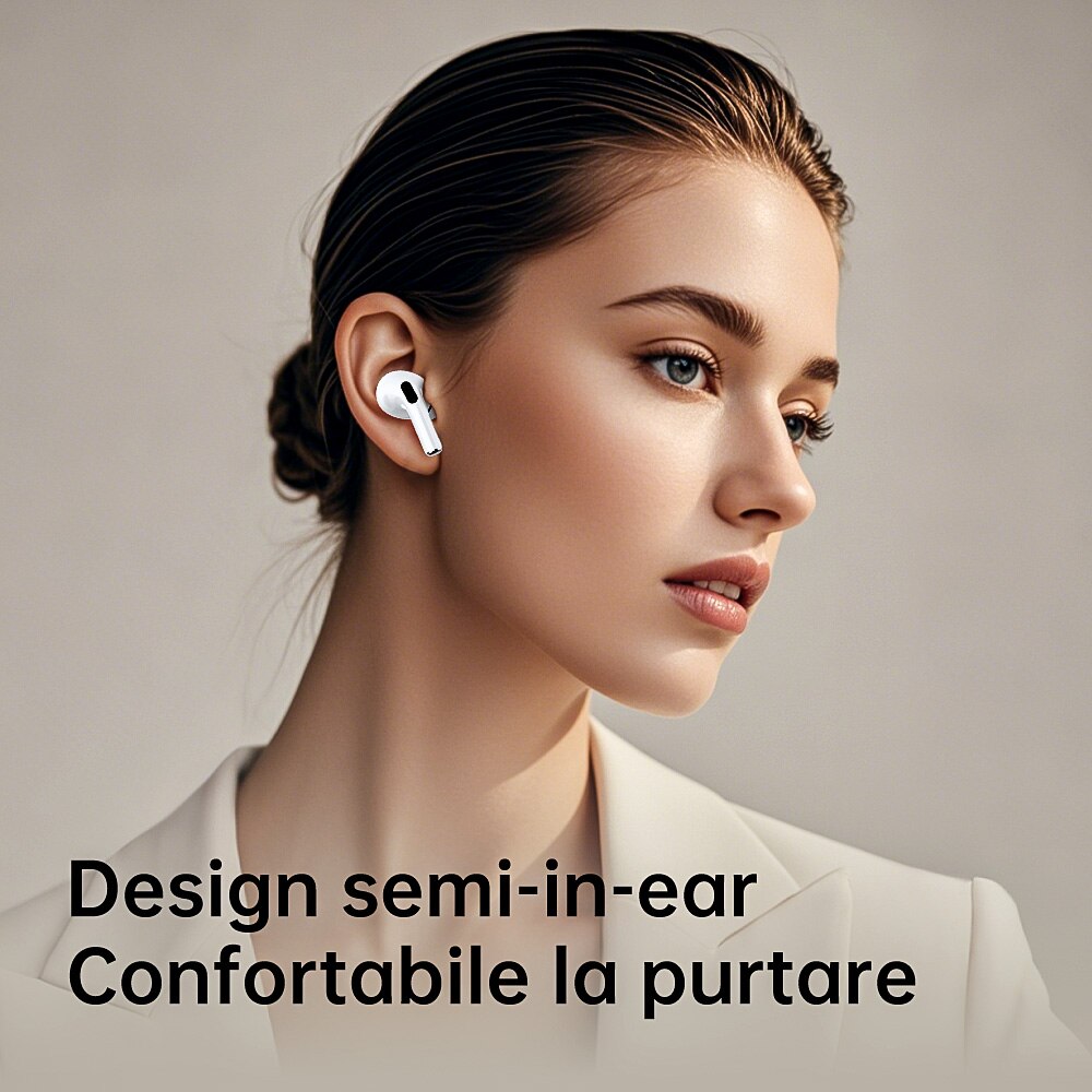 Casti Wireless In Ear, casti fara fir Bluetooth cu ecran tactil color ...
