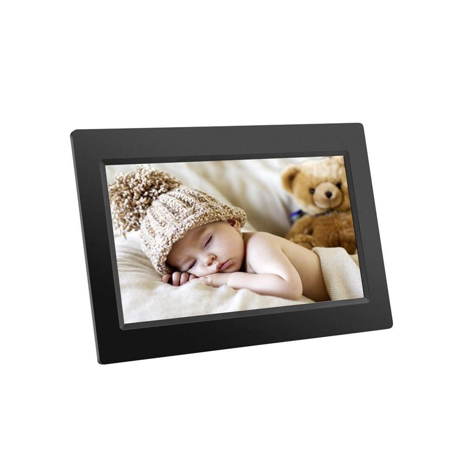 Rama foto digitala Denver PFF-710, Negru - eMAG.ro