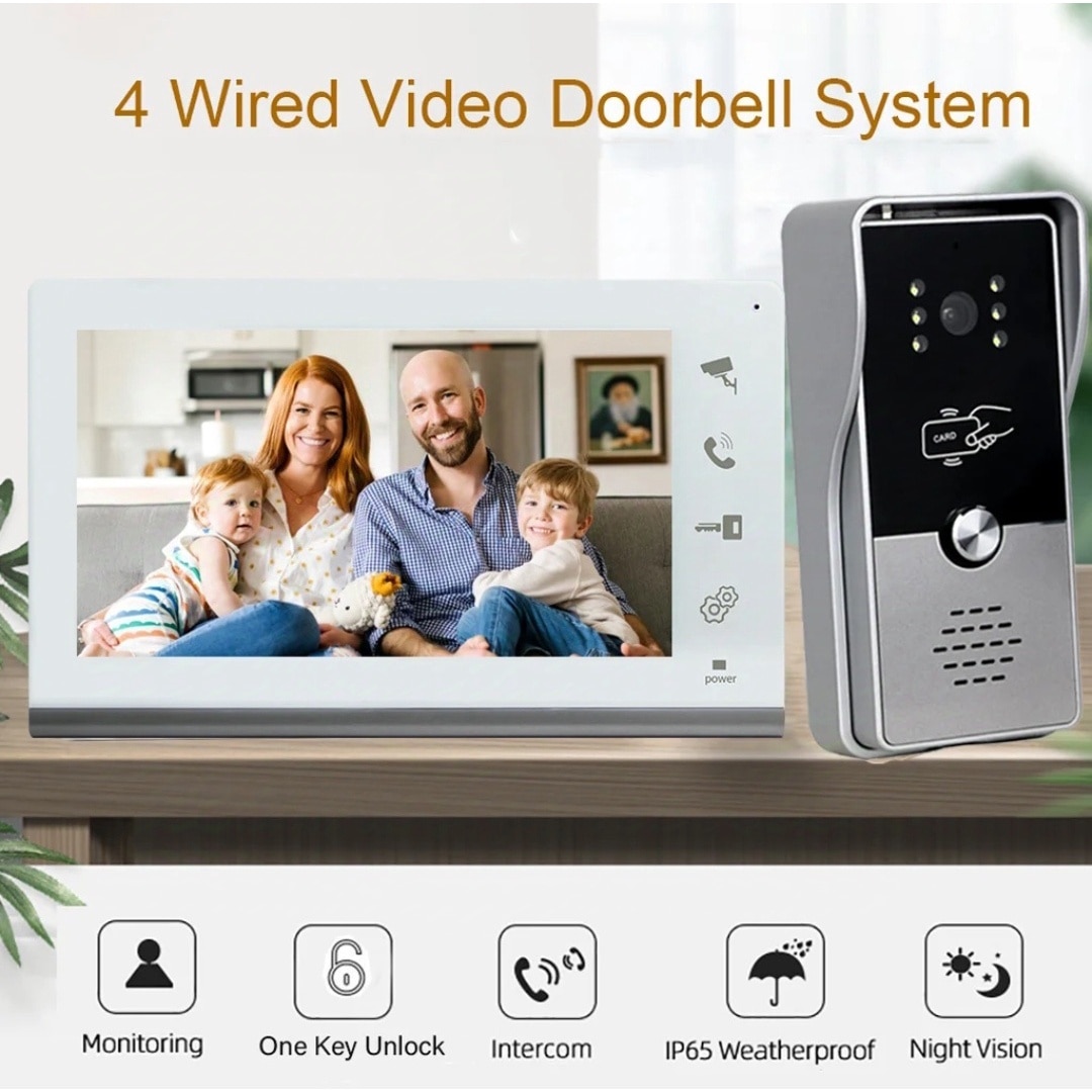 Sistem video de interfon cu ecran de 7 inchi, CRISTALIS SALE ...