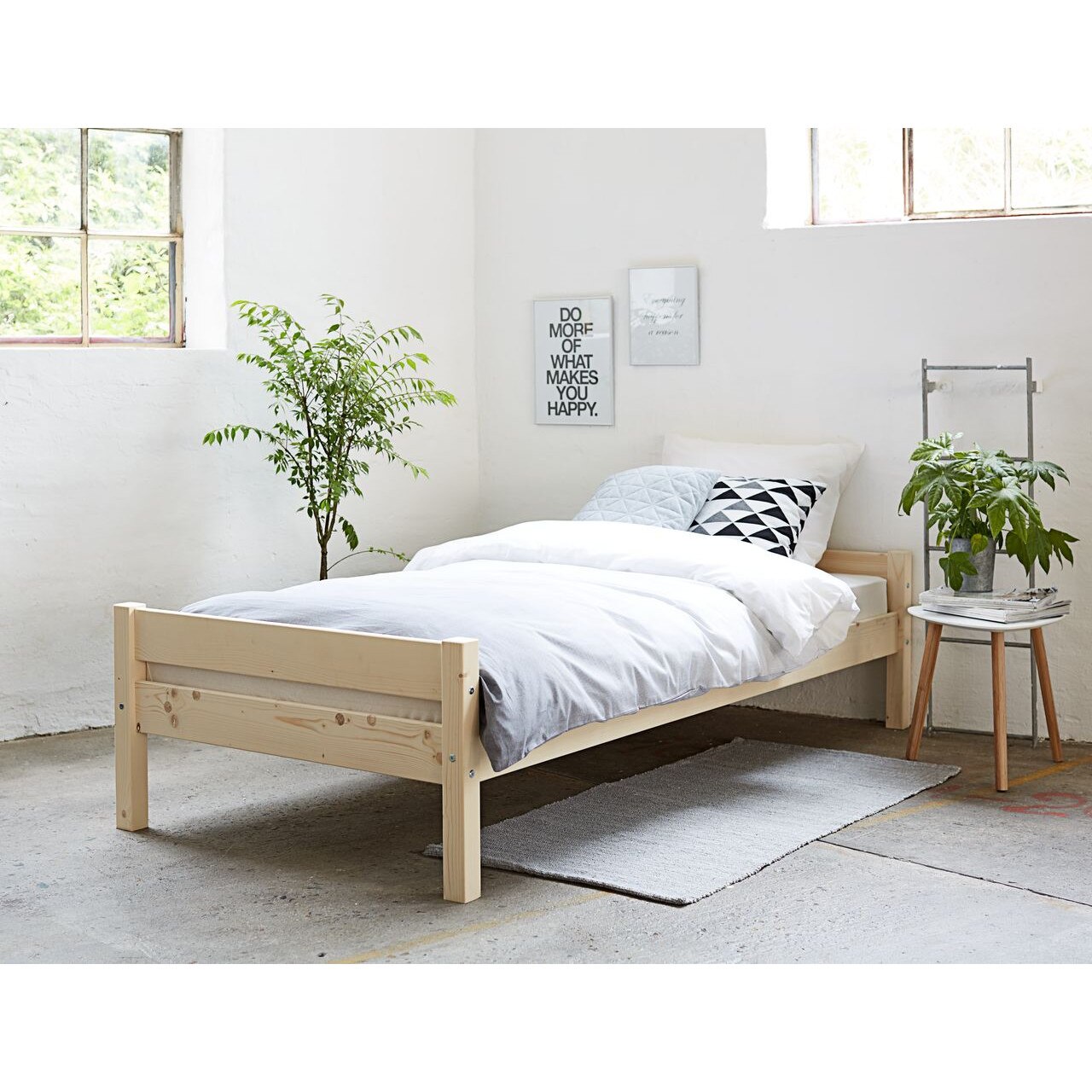 Rame pat 90x200cm natur - eMAG.ro