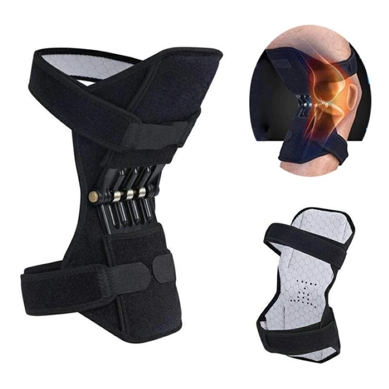 Set Aparat EMS Pentru Picioare si 2 Genunchiere Cu Arc Pentru Suport ...
