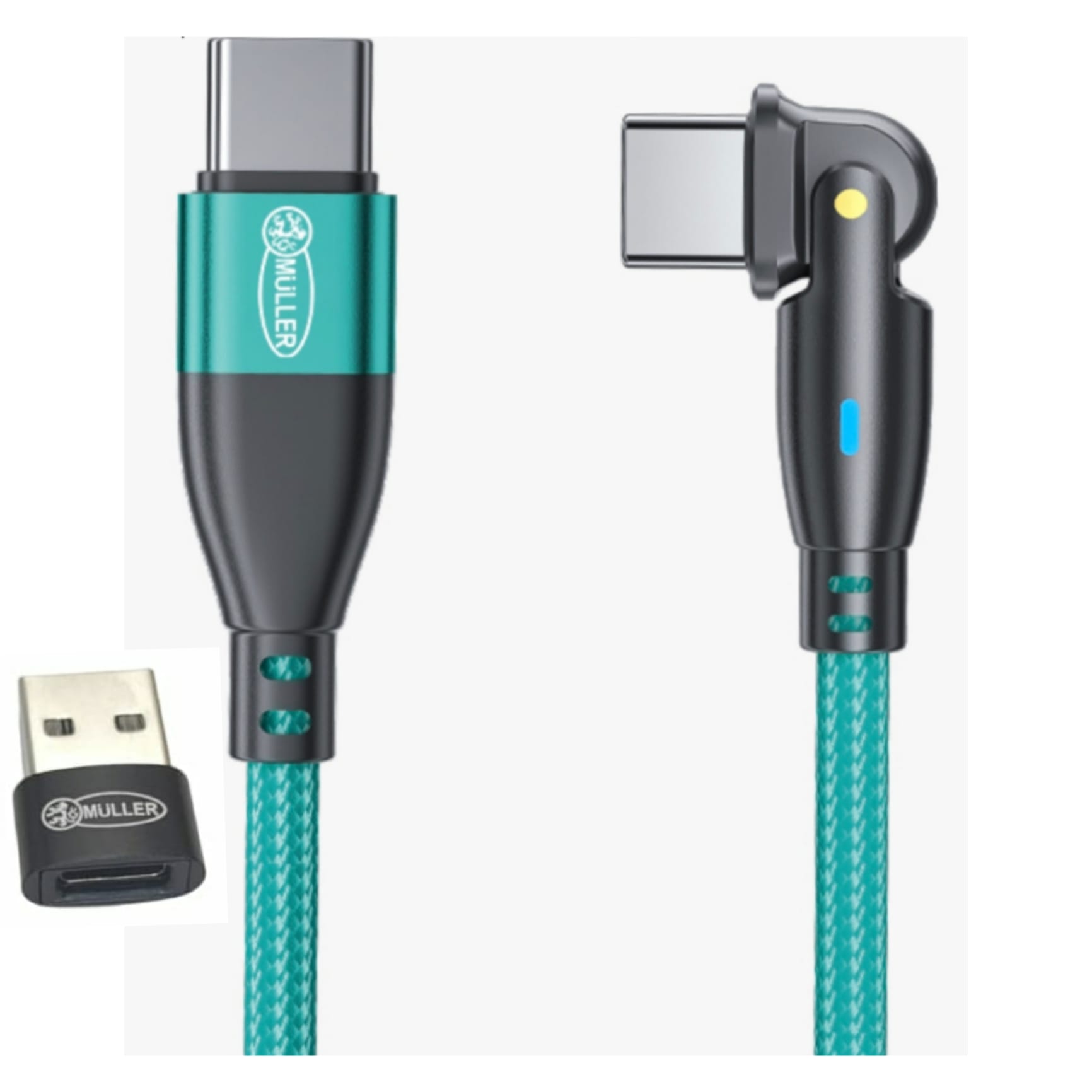 Adatkábel Müller® Type C és USB OTG támogatási adapter, szupergyors ...