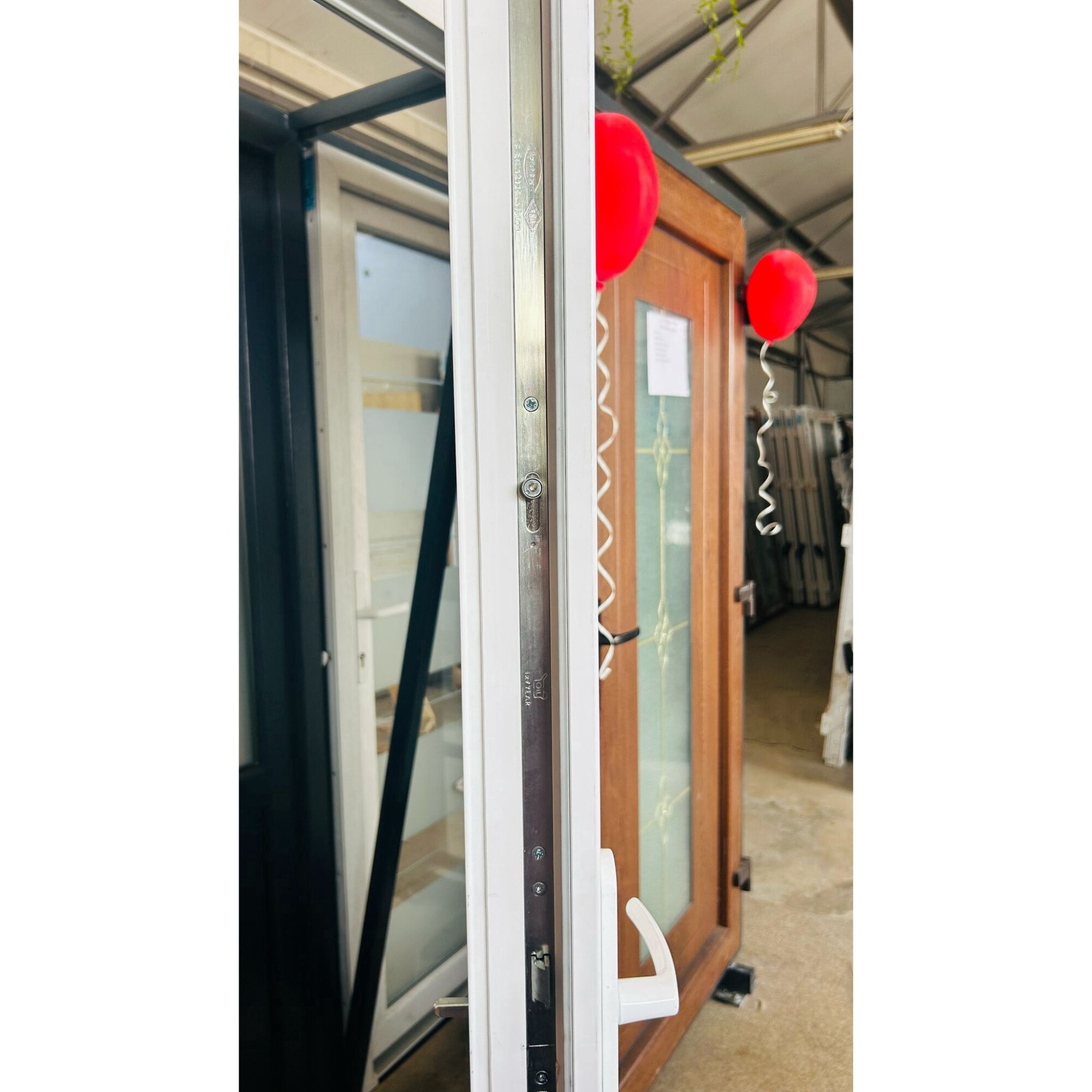 Usa PVC Termopan Alba 88x200 cm, Profil 6 Camere, Grosime 7 cm, 3 ...