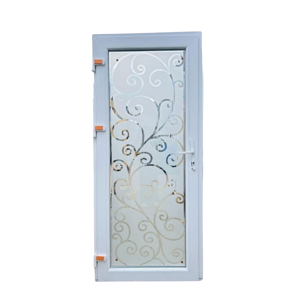 Usa PVC Termopan Alba 88x200 cm, Profil 6 Camere, Grosime 7 cm, 3 ...