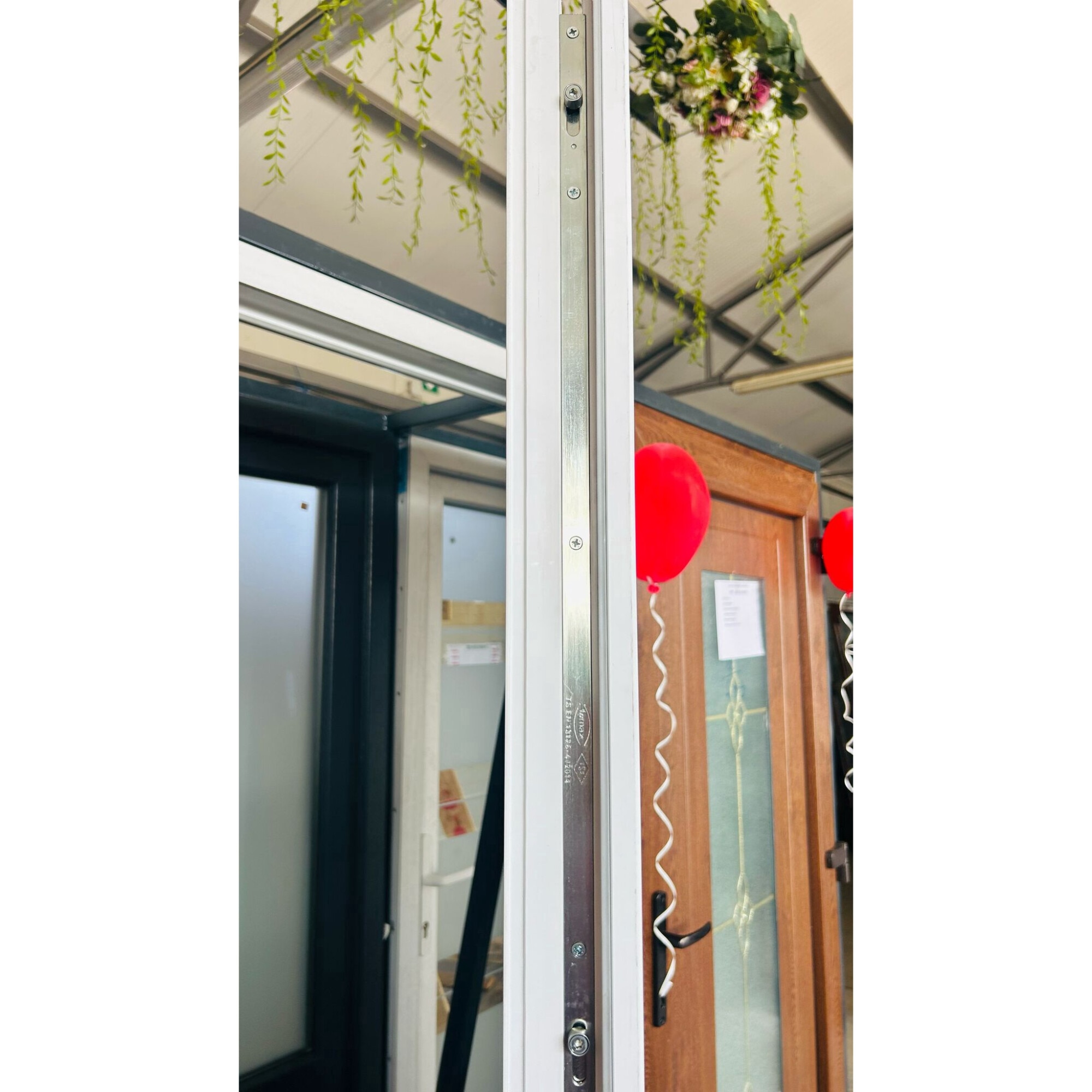 Usa PVC Termopan Alba 88x200 cm, Profil 6 Camere, Grosime 7 cm, 3 ...