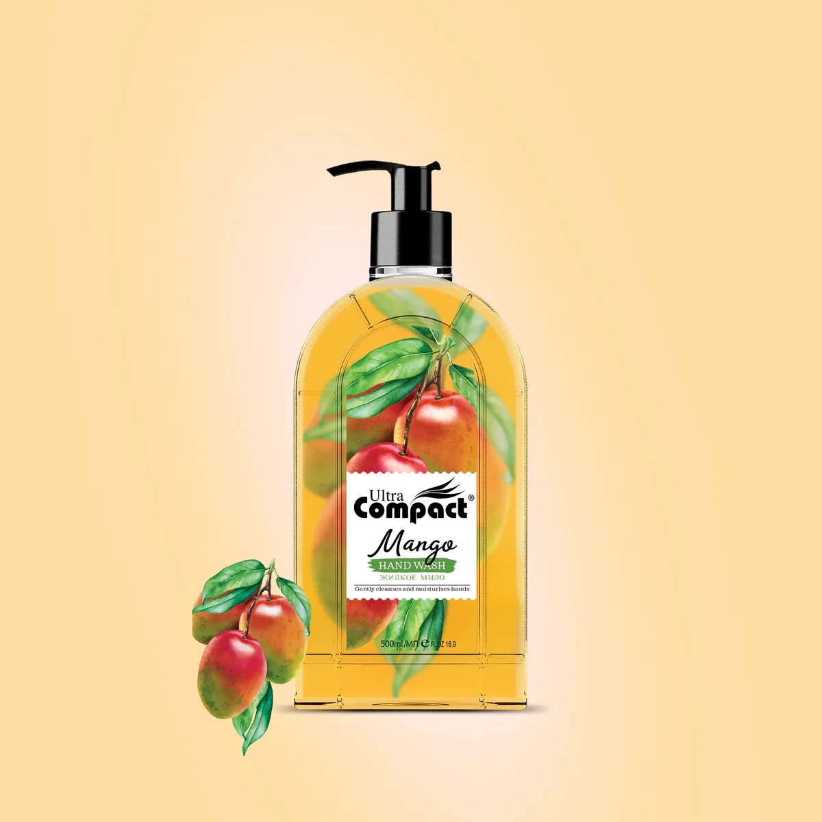Set 2 x Sapun lichid MANGO, Ultra Compact, 2 x 500 ml (1000 ml) - eMAG.ro