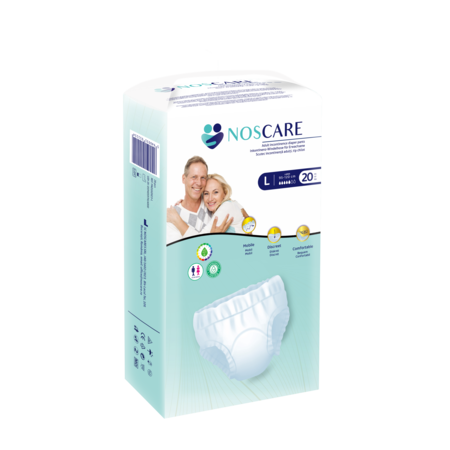 Felnőtt inkontinencia bugyi, NOS CARE Pants, L-es méret, 20 db - eMAG.hu