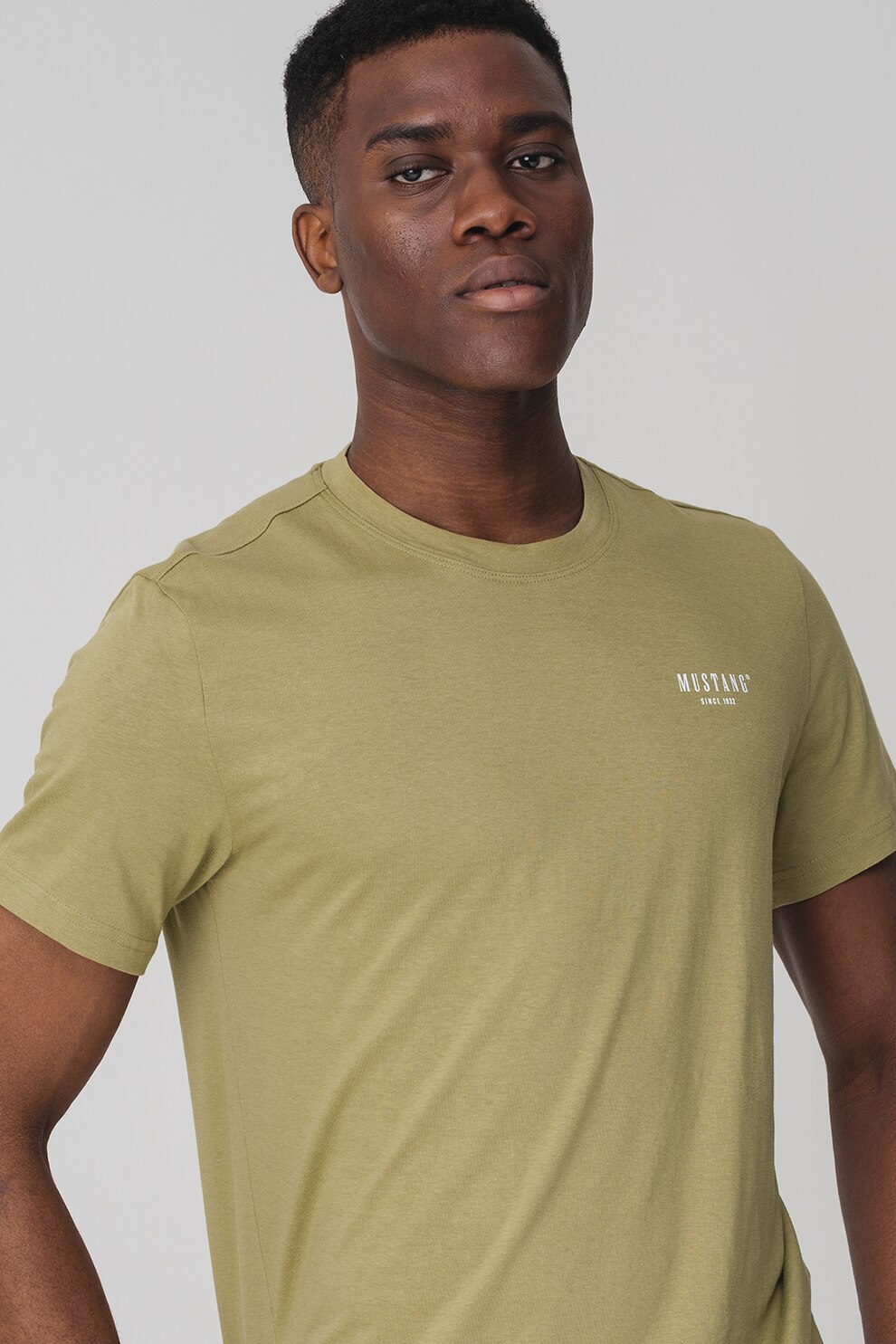 Mustang, Tricou slim fit cu logo discret Austin - eMAG.ro