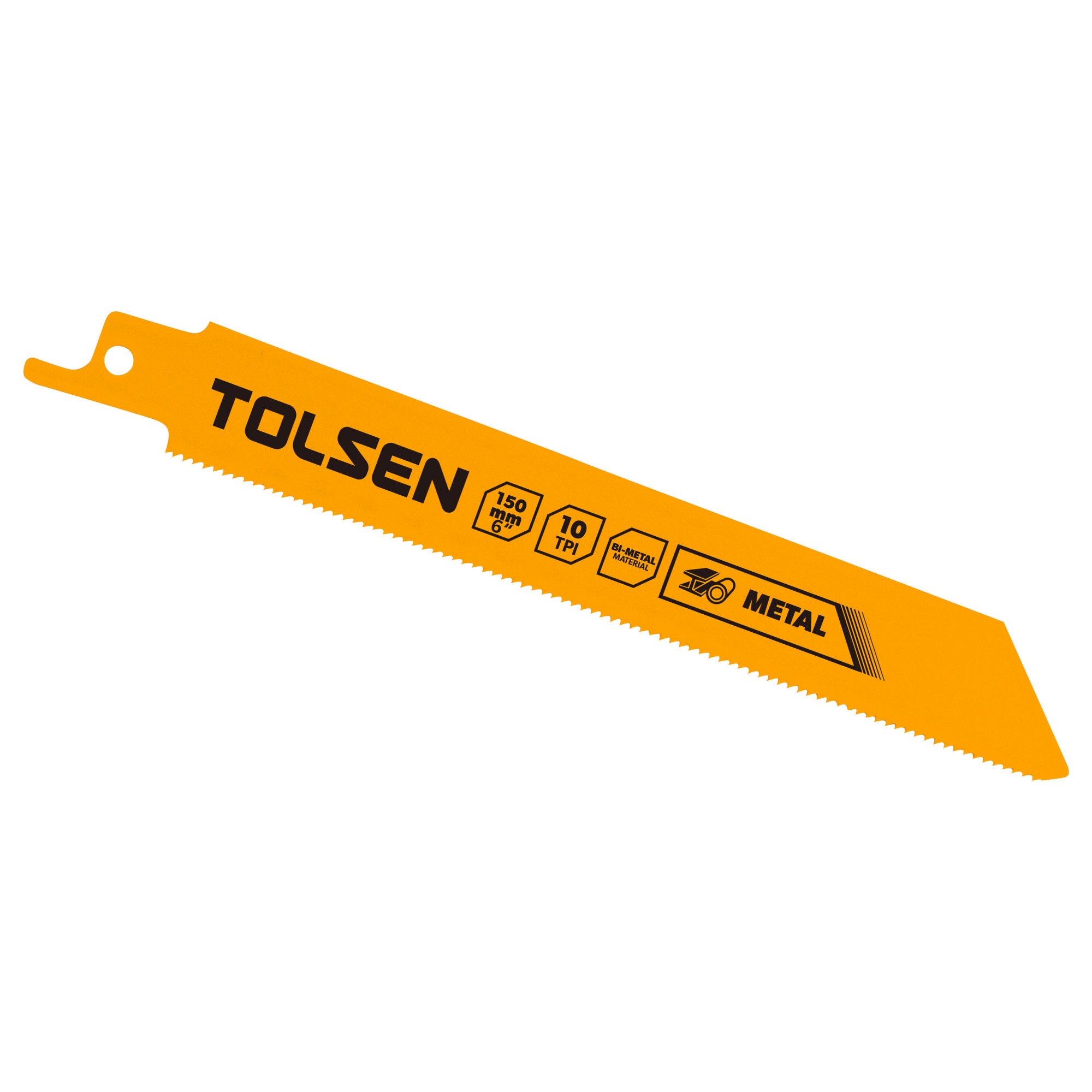 Set 2 lame fierastrau sabie TOLSEN pentru metal Bi-Metal 150mm lungime ...