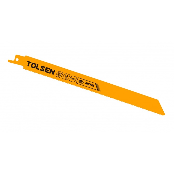 Set 2 lame fierastrau sabie TOLSEN pentru metal Bi-Metal 228mm lungime ...
