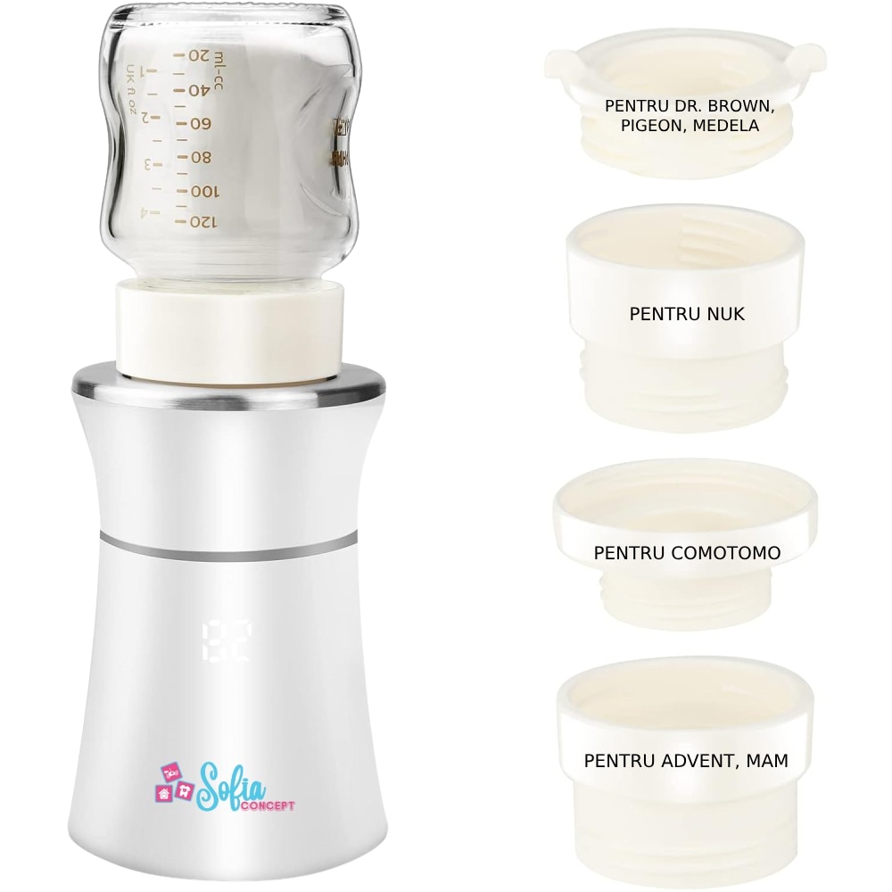 Incalzitor Portabil pentru Biberon, Sofia CONCEPT®, Pentru Lapte sau ...