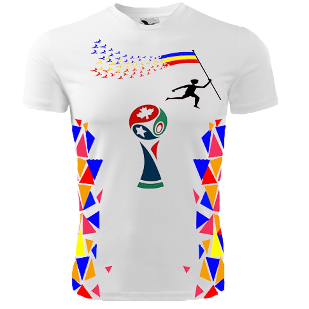 Tricou Romania Cupa Mondiala Coman 2026, L, Alb - eMAG.ro
