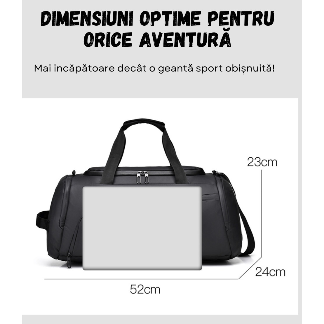 Geanta tip rucsac 3 in 1 Versatyx®, Pentru calatorii, bagaj de mana ...
