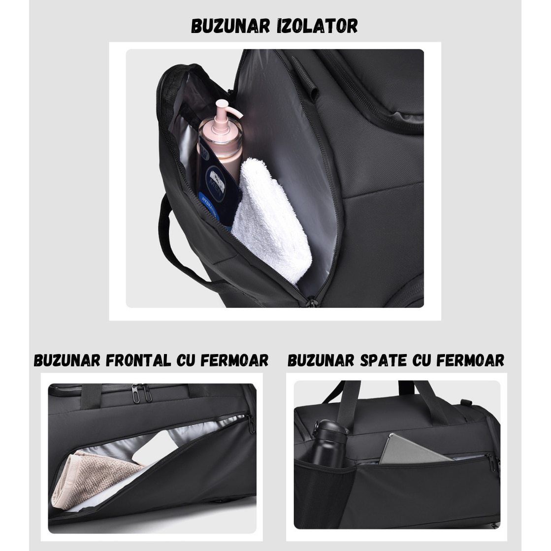 Geanta tip rucsac 3 in 1 Versatyx®, Pentru calatorii, bagaj de mana ...