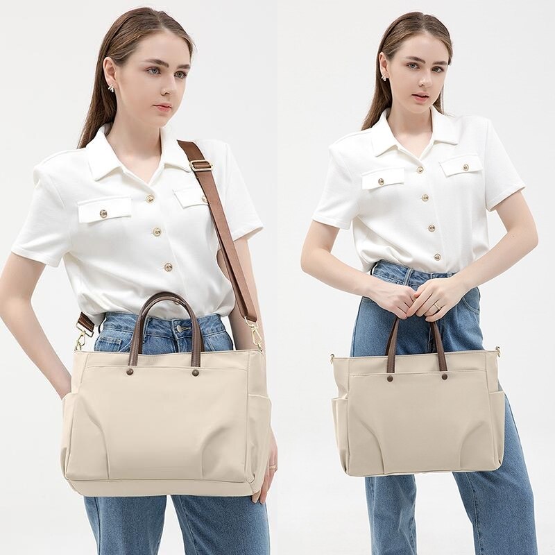 Geanta laptop cu compartiment pentru laptop, capacitate mare ...