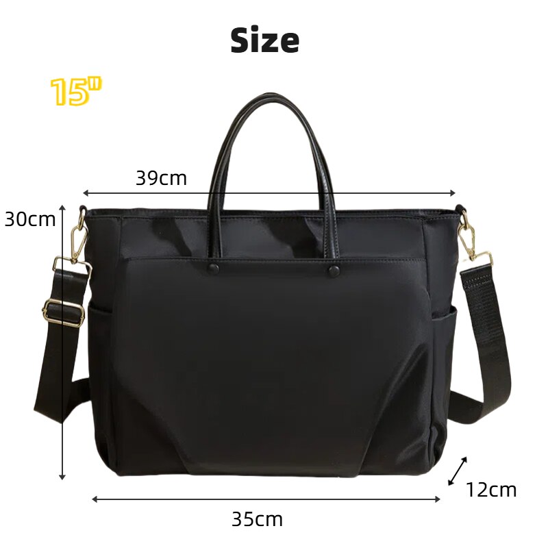 Geanta laptop dama, geanta de mana, geanta crossbody, impermeabila, rezistenta la uzura ...