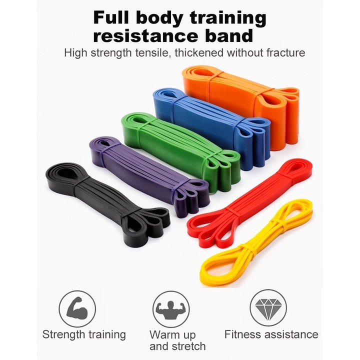 Ластик за упражнения, WSAKOUE, материал TPE, многофункционален, за ...