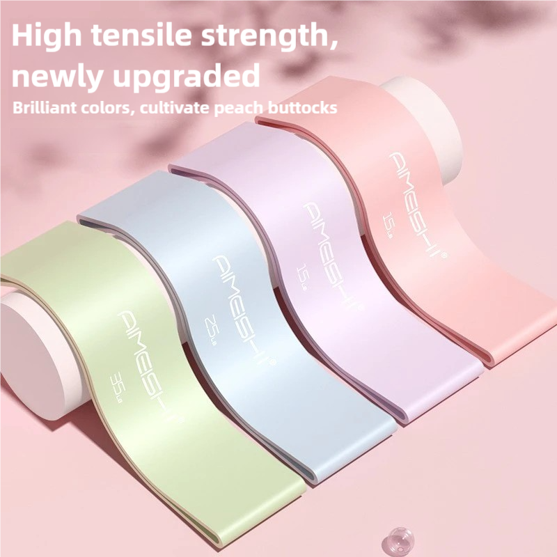 Комплект ластици за упражнения, WSAKOUE, 2 броя, материал TPE, за ...