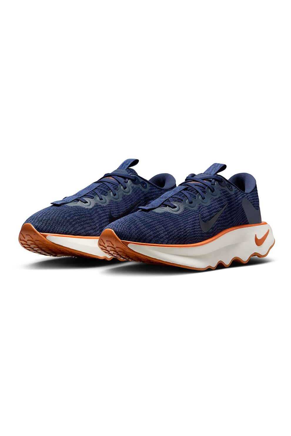 Nike, Pantofi cu logo, pentru fitness Motiva, Portocaliu, Bleumarin, 11 ...