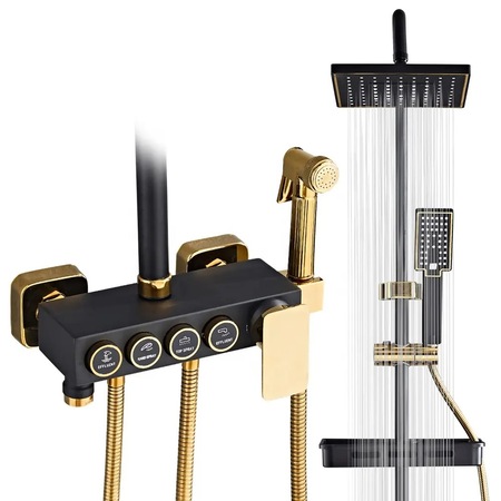 Coloana de Dus Multifunctionala - Inox si Aluminiu, Set Complet cu ...